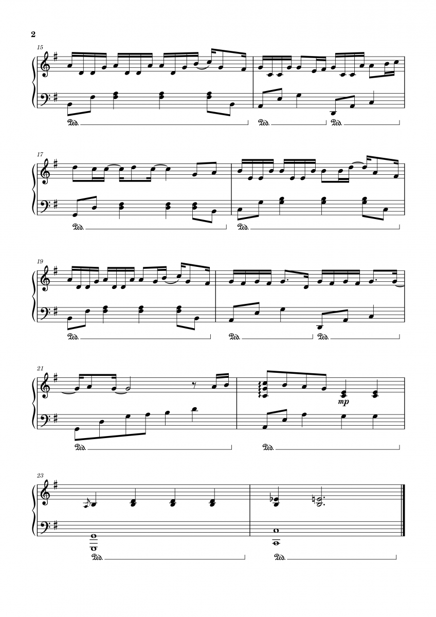 Lời Tạm Biệt Chưa Nói Sheet Piano